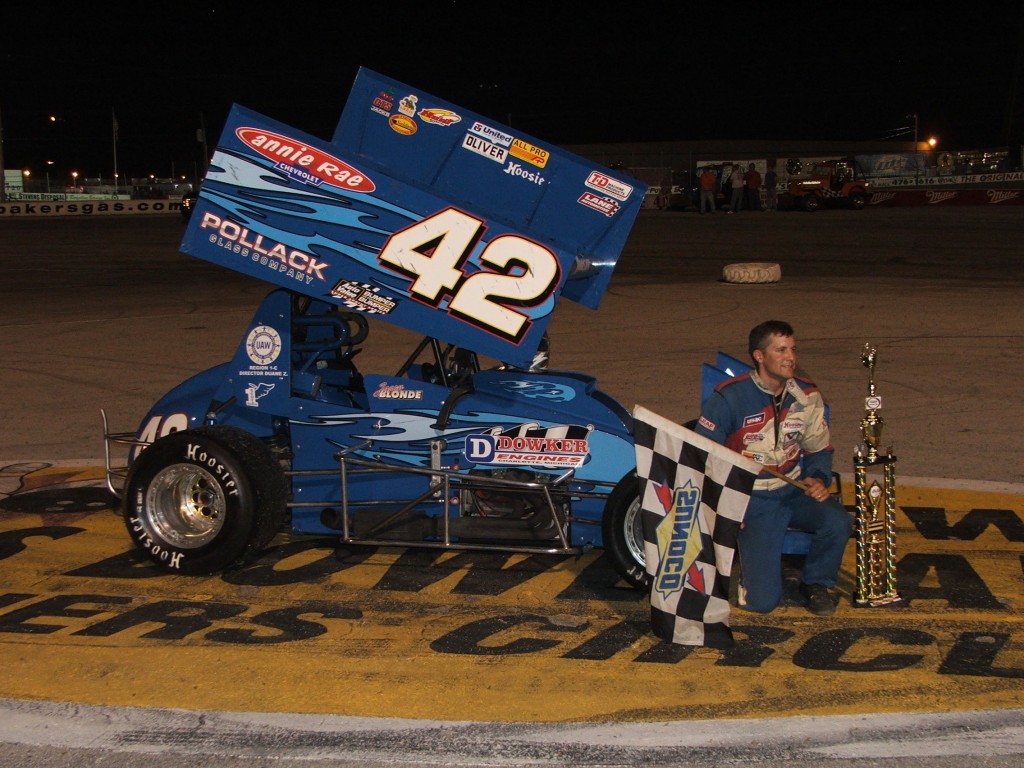 Blonde Wins With Last Lap Pass of Lower at Toledo – TJSlideways.com