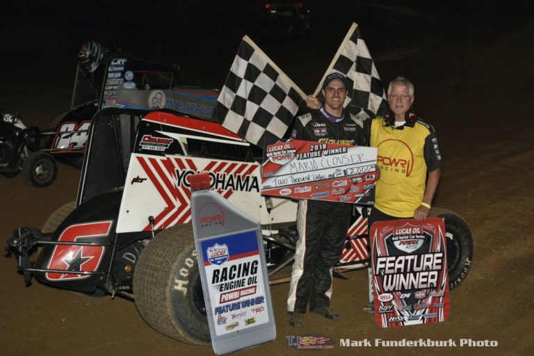 Clouser Wins POWRi WAR Wildcard Feature at Fayette County – TJSlideways.com
