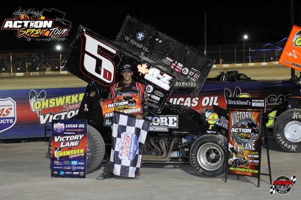Jacob Dykstra Wins Action Sprint Tour Feature at Ohsweken – TJSlideways.com