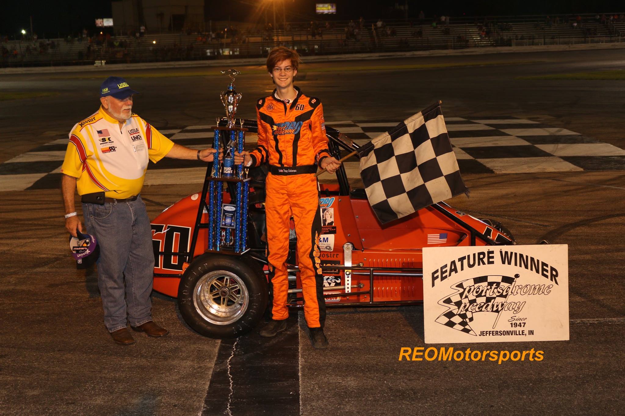 Osborne captures Sportsdrome K&M Kenyon Midget victory – TJSlideways.com