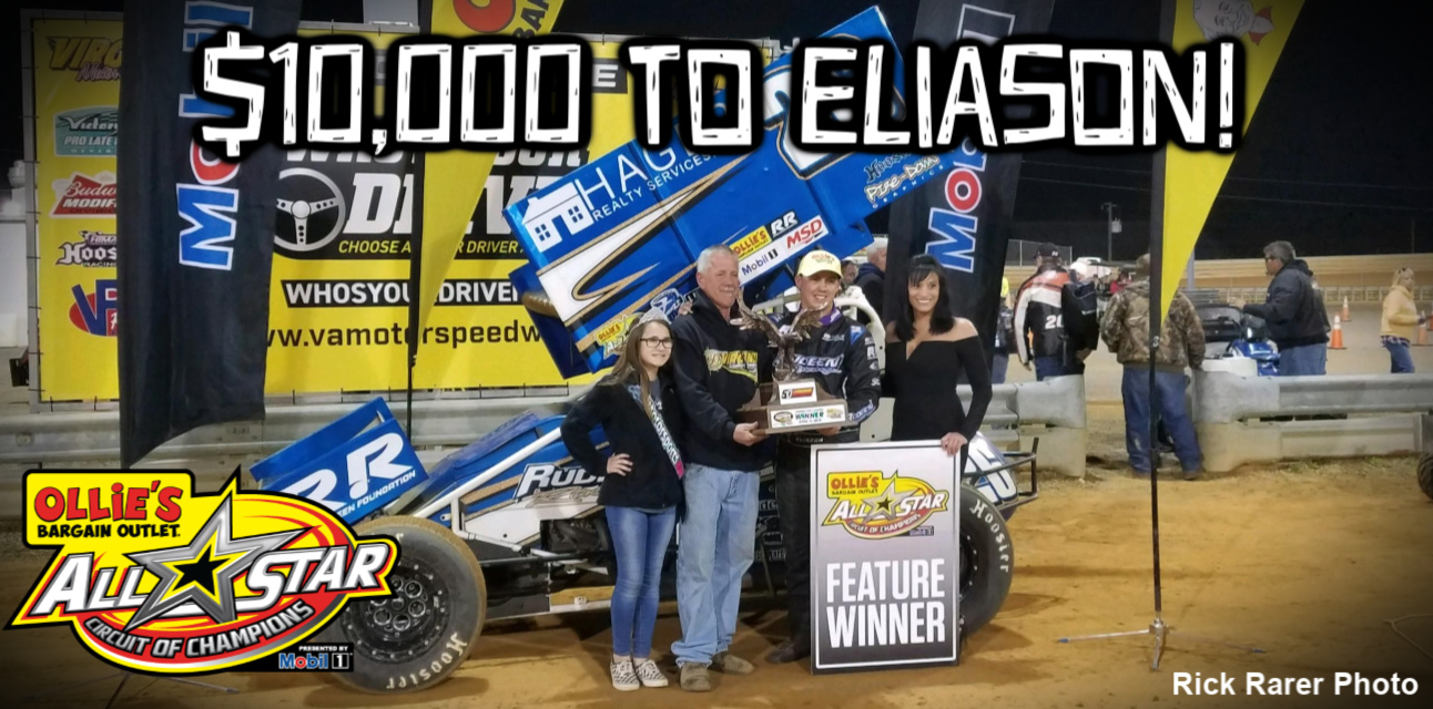 Cory Eliason Wins $10,000 in All Star Main at VMS – TJSlideways.com