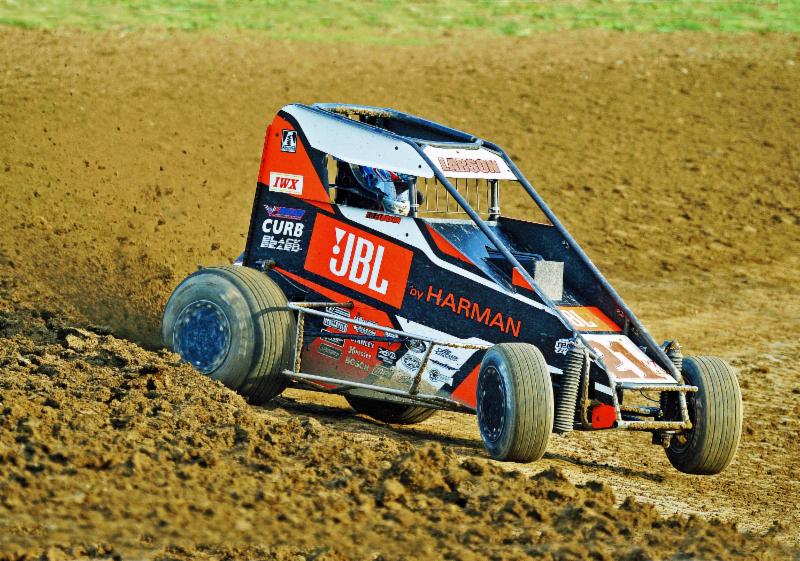 LARSON RETURNS FOR TWO ROUNDS OF INDIANA MIDGET WEEK – TJSlideways.com