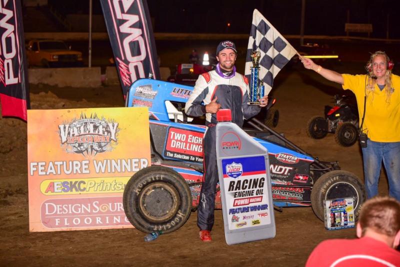 Ace McCarthy Wins POWRi Feature at Valley Speedway – TJSlideways.com