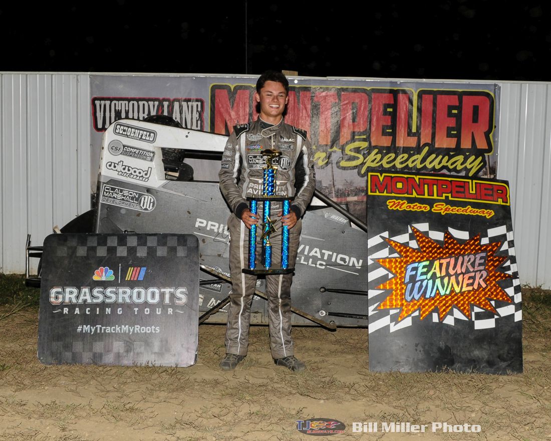 Andrew Layser Wins Midget Car Feature at Montpelier – TJSlideways.com