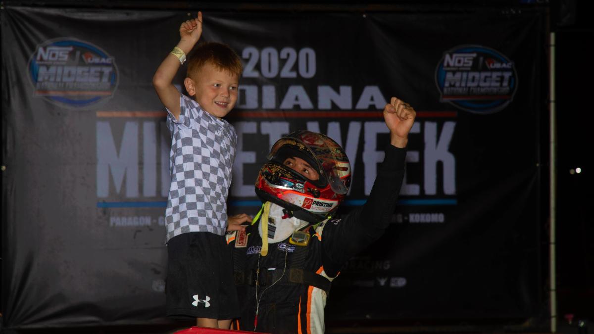 Larson Three-for-Three During Indiana Midget Week – TJSlideways.com