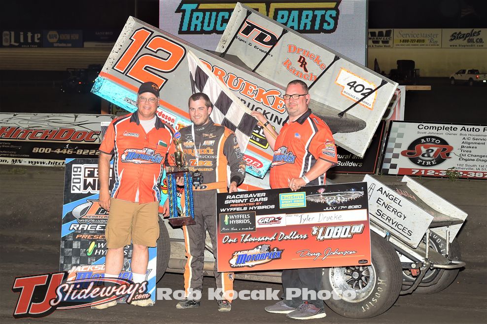 Tyler Drueke Wins URSS Feature at Oberlin Speedway – TJSlideways.com