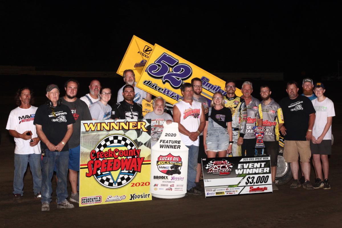 Blake Hahn Wins ASCS Sprint Week Stop at Creek County Speedway ...