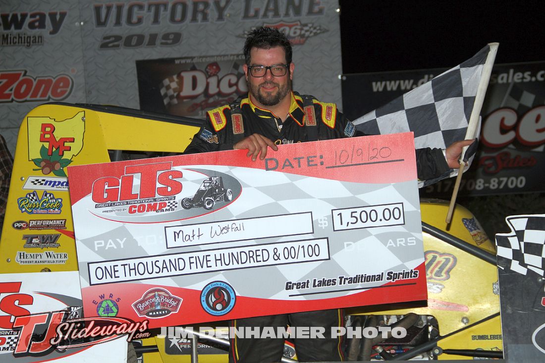 Westfall Wins Opening Night of “Roll the Dice” at I-96 – TJSlideways.com