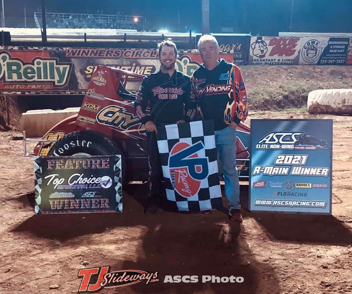 Steven Shebester Shines with ASCS Elite Non-Wing at Abilene Speedway ...