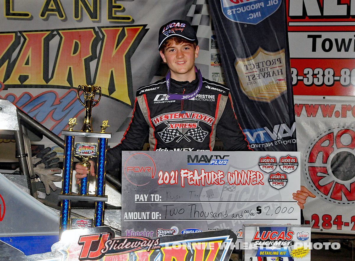 Ryan Timms Becomes Youngest Driver to Win a POWRi National Midget Race ...
