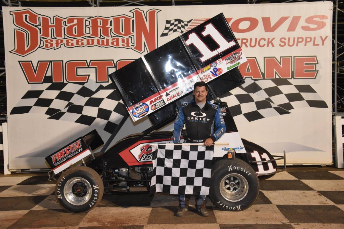 CARL BOWSER BECOMES 1ST SHARON REPEAT “410” SPRINT CAR WINNER ...