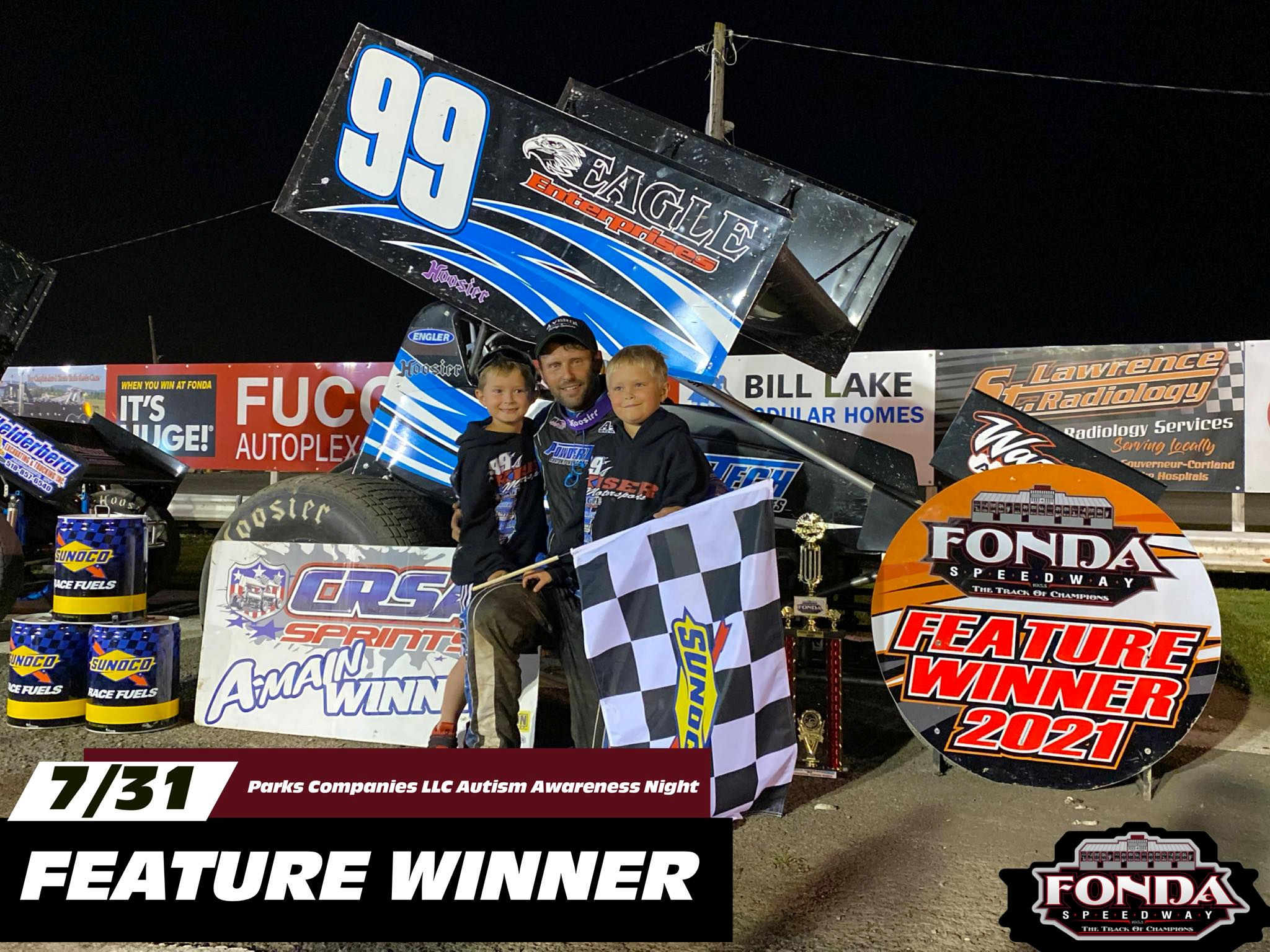 Kiser Rallies For Eighth Career CRSA Triumph at Fonda – TJSlideways.com