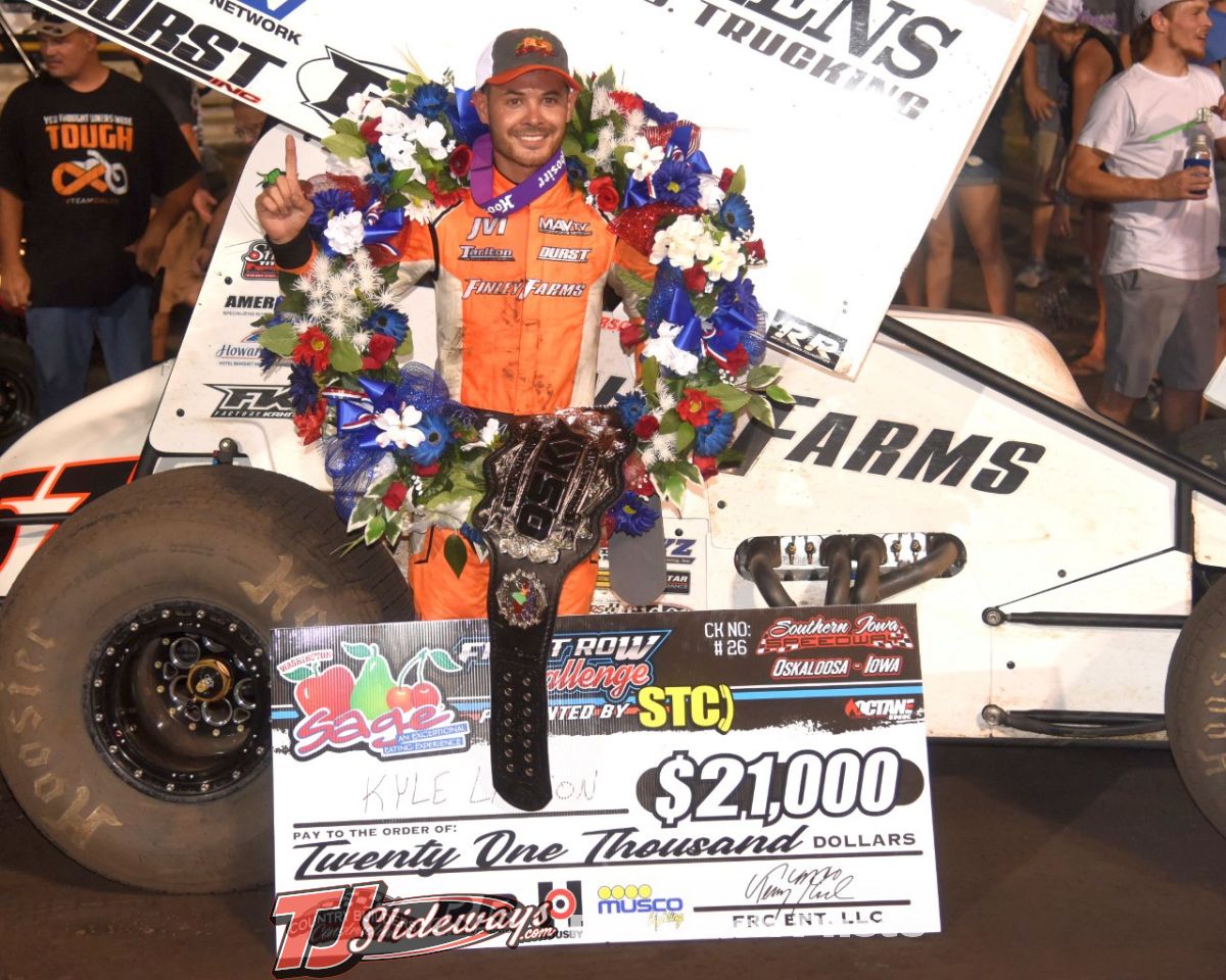 Larson Scores Second Career Front Row Challenge Victory – TJSlideways.com