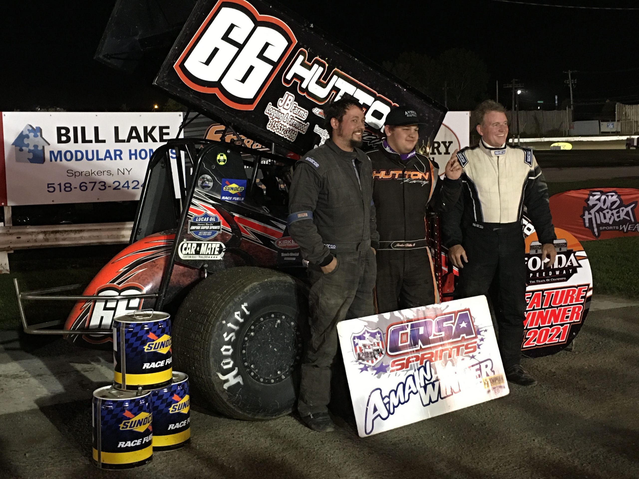 Hutton Hustles to First Career CRSA Win at Fonda Speedway – TJSlideways.com