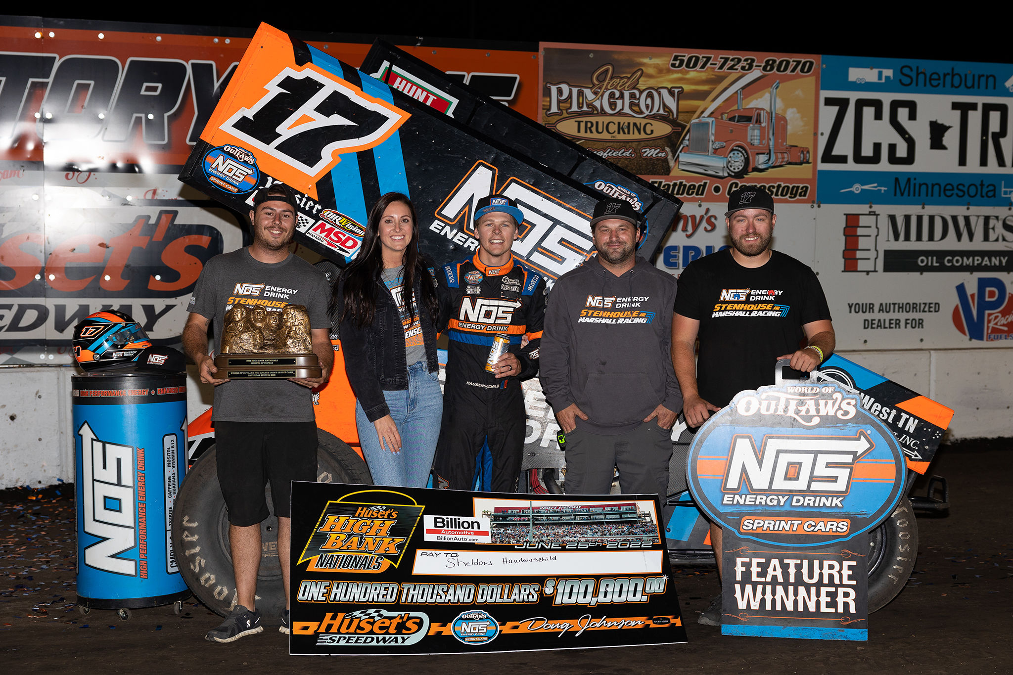 Sheldon Haudenschild Scores $100,000 Victory After Improbable Charge at ...