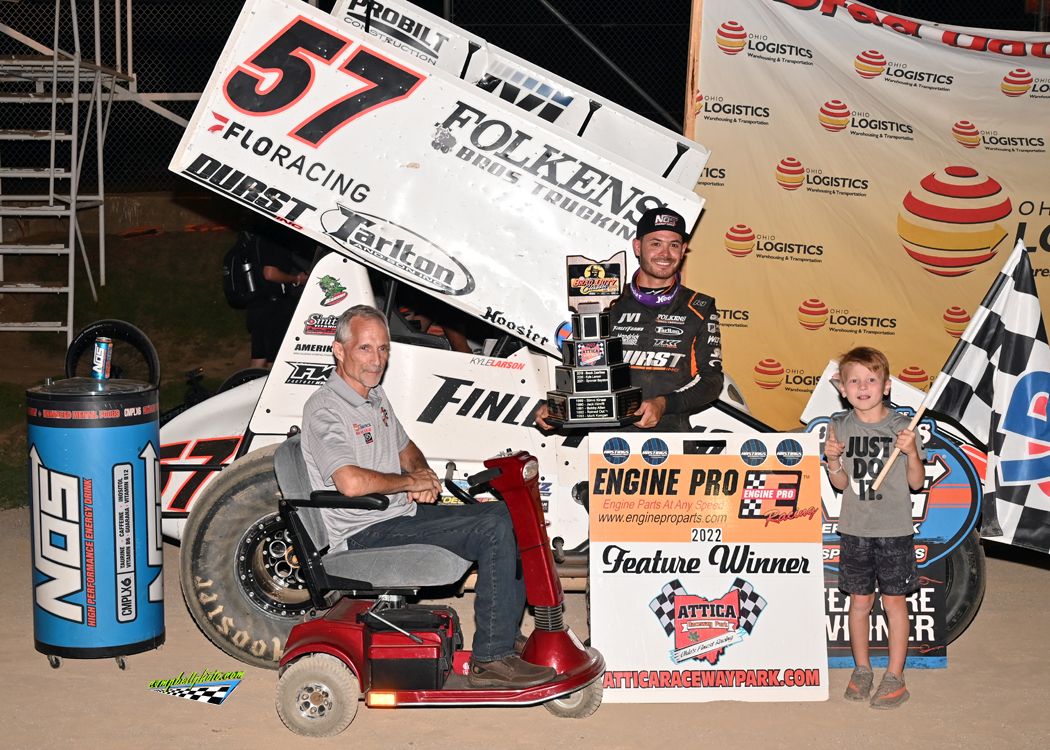 Larson Holds off Schatz to Win the Brad Doty Classic – TJSlideways.com