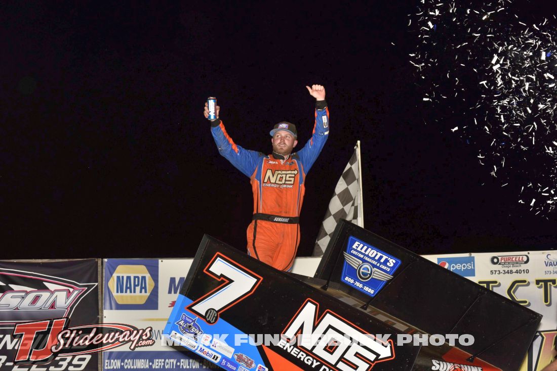 Tyler Courtney Wins Beach Brawl Opener at Lake Ozark Speedway ...