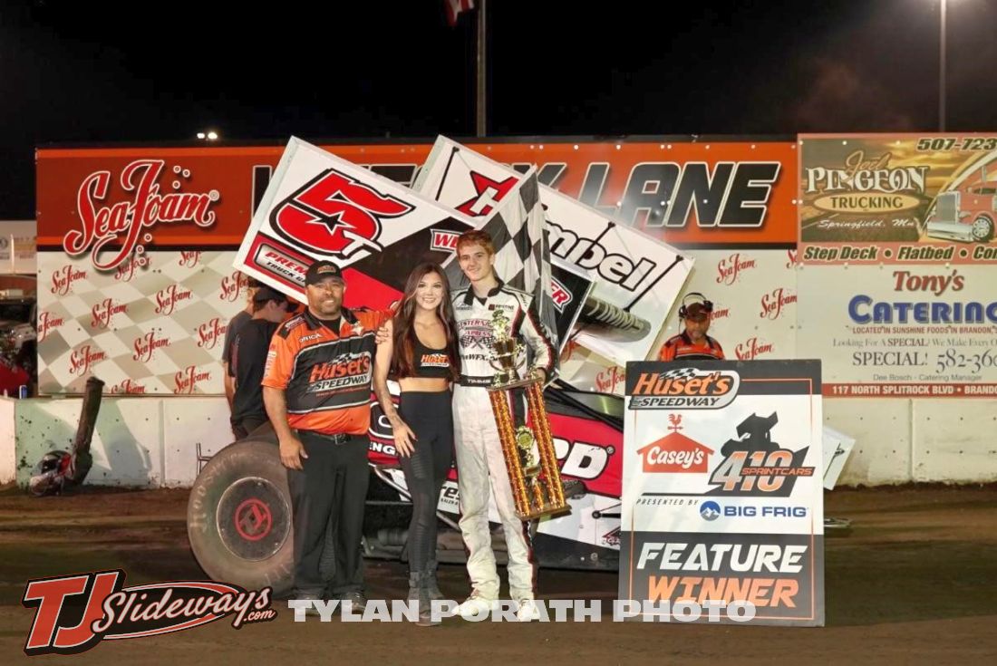 Ryan Timms Scores Feature Victory at Huset’s – TJSlideways.com