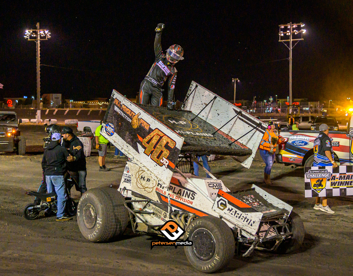 Joel Myers Jr Breaks Through for First Career Sprint Car Win at Adobe ...