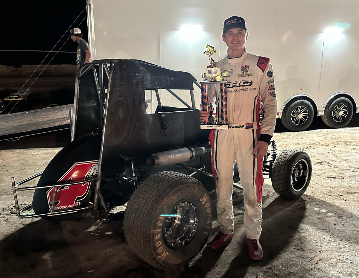 DRAKE EDWARDS WINS WESTERN MIDGET RACING DEBUT RACE AT MOHAVE VALLEY ...