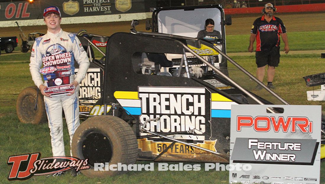 Jacob Denney Dominates POWRi Feature at Lucas Oil Speedway ...