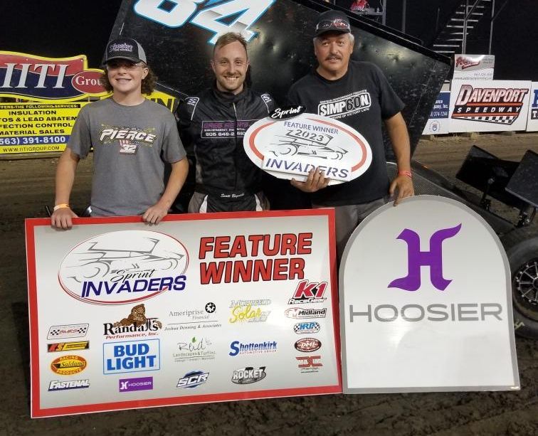 Scott Bogucki Sweeps Sprint Invaders at Davenport – TJSlideways.com