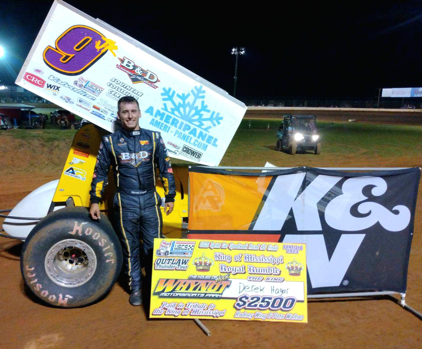 HAGAR SWEEPS USCS SPEEDWEEKS WITH HISTORIC SIXTH WIN AT WHYNOT ...
