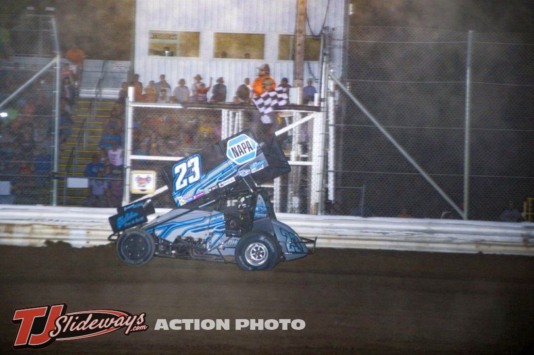 Seth Sabo Scores First Career 410 Sprint Car Win at Attica ...