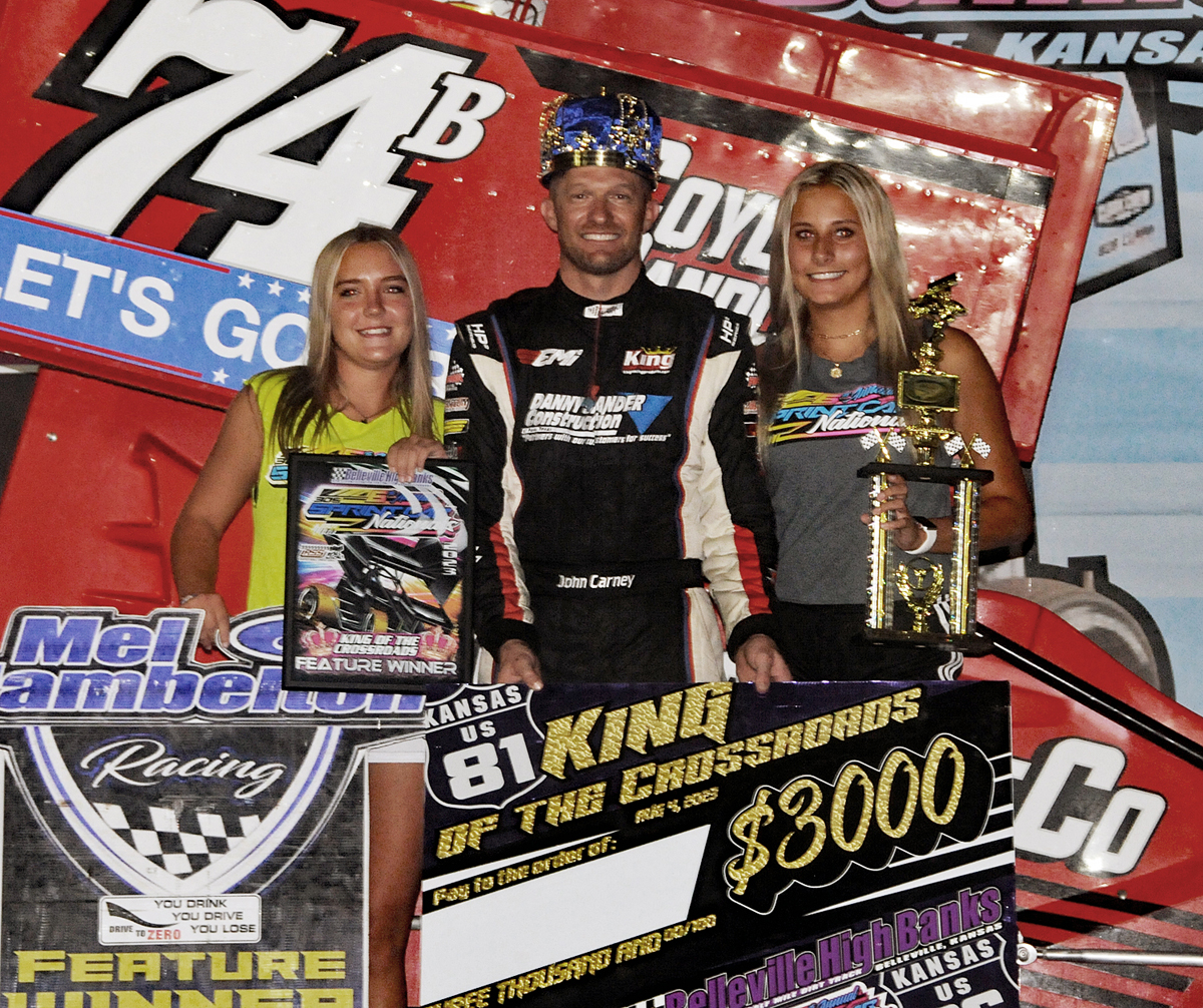 Carney Strikes Again in Belleville 305 Nationals Opener! – TJSlideways.com