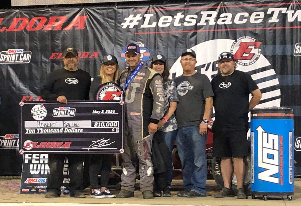 Robert Ballou Uses Last Lap Heroics To Score USAC National Victory at ...