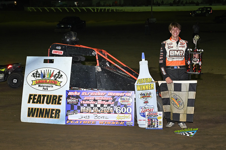 Jakeb Boxell grabs USAC Midwest Thunder Midget win at Limaland ...