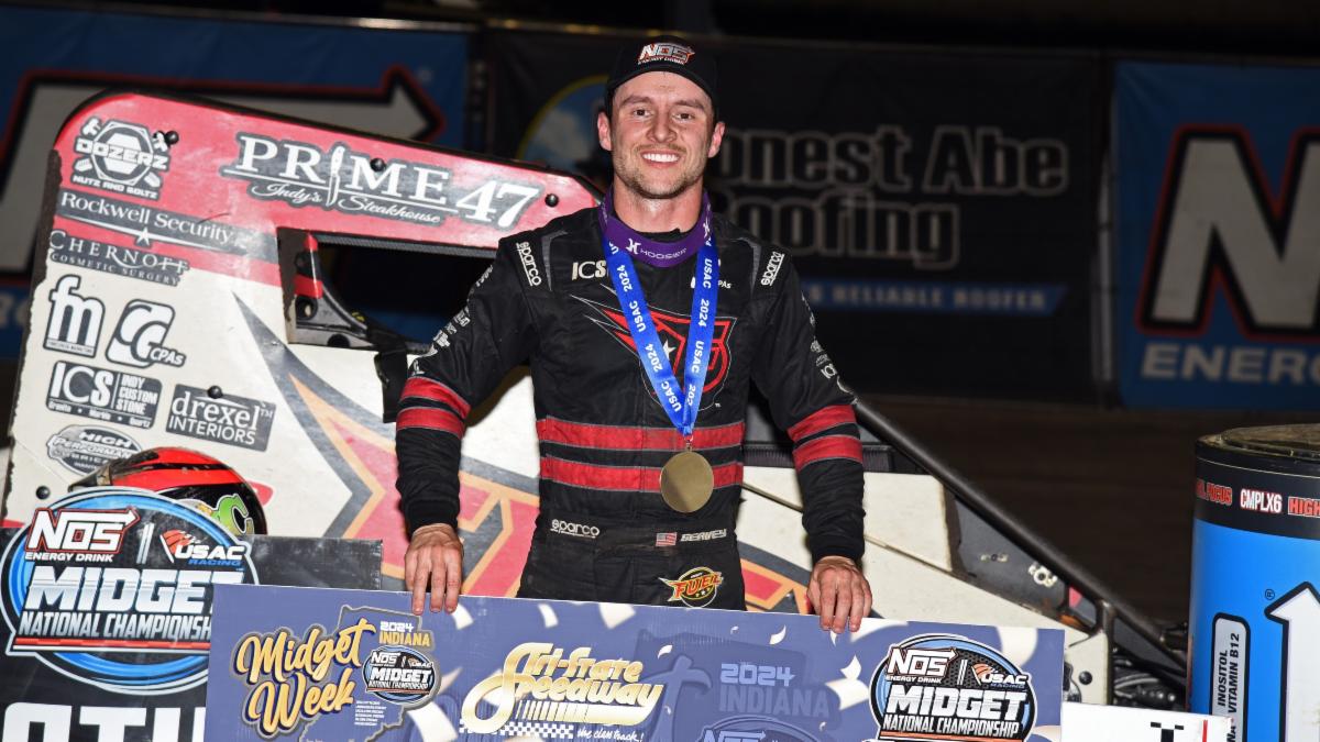 TRI-STATE TRIUMPH! SEAVEY TALLIES HIS FIRST OF USAC INDIANA MIDGET WEEK ...