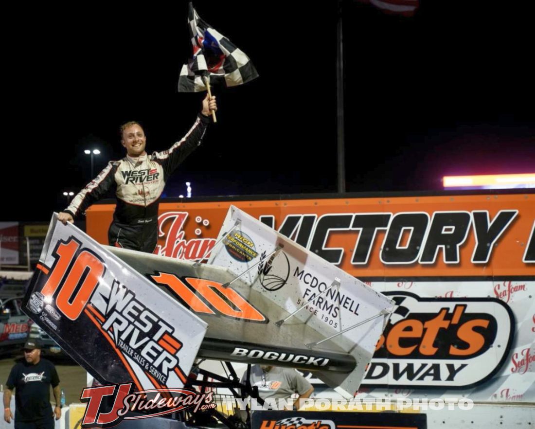 Bogucki Wins Sunday Night at Huset’s – TJSlideways.com
