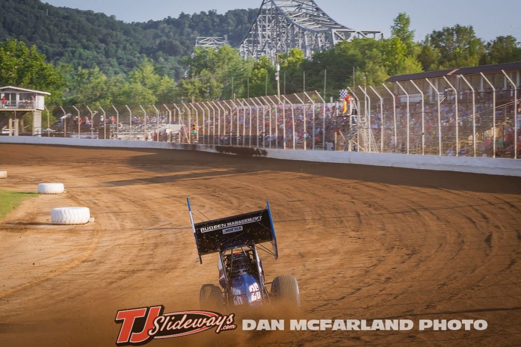 Brenham Crouch (#1), Brent Marks (#19), and Sye Lynch (#42) racing for ...