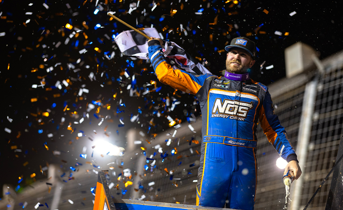 Tyler Courtney Holds Off Gravel to Top World of Outlaws Season Finale ...