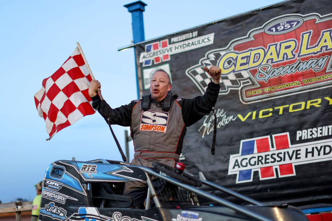 The “Big Dawg” Bryan Roach was the man to catch at Cedar Lake Speedway ...