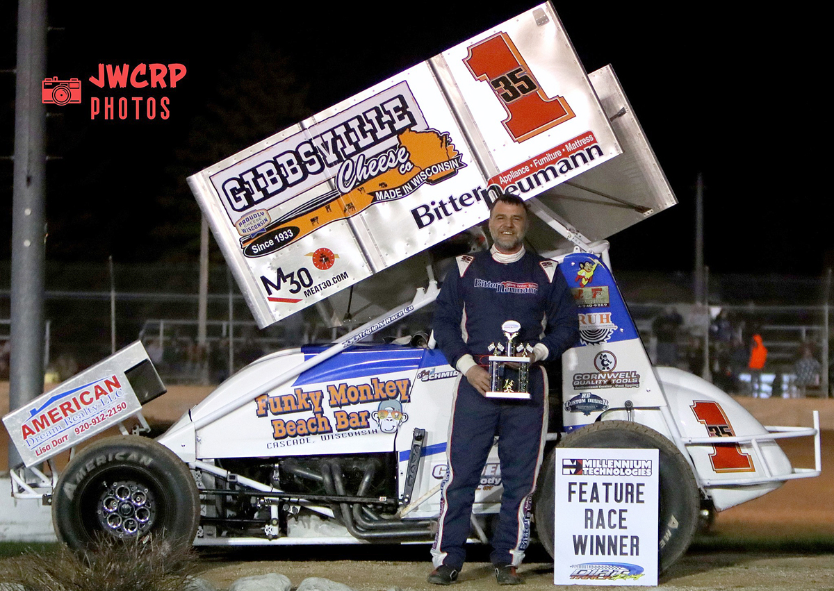 Schmidt outduels Goeden to capture PDTR 360 Sprint Car season opener ...