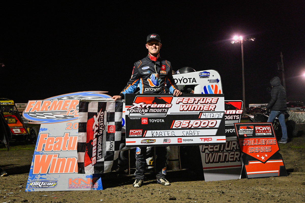 Karter Sarff Leaves Illini 100 Finale Victorious at Farmer City Raceway ...