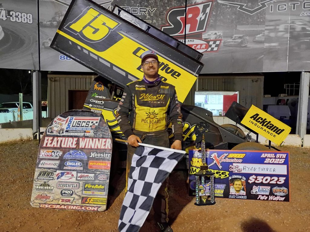 TURNER TAKES SATURDAY USCS JEFF McCALL MEMORIAL RACE AT CHEROKEE ...