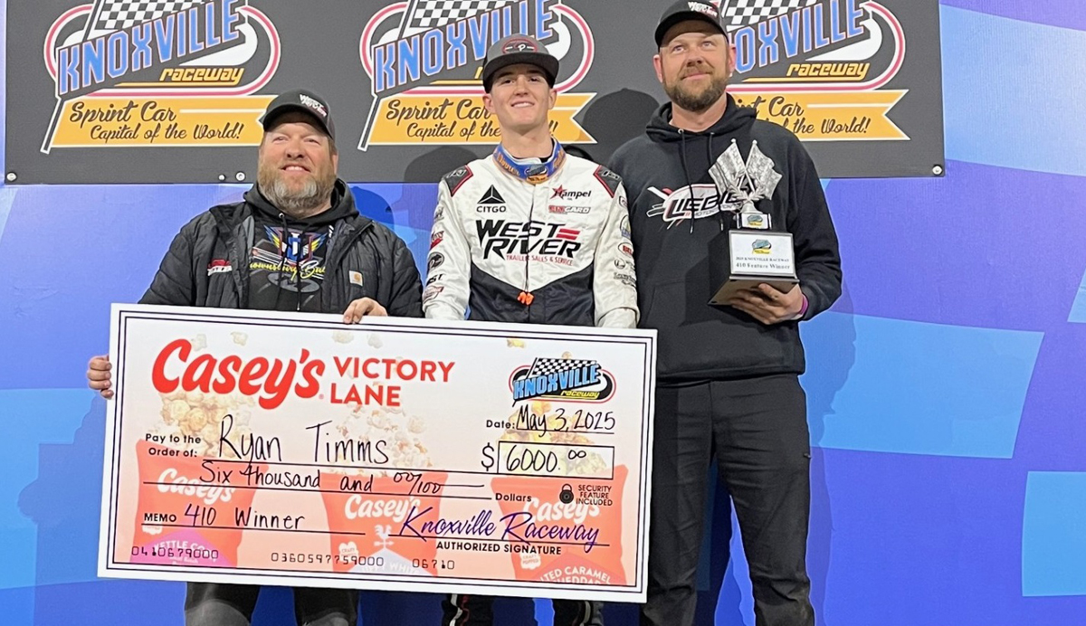 Ryan Timms Breaks Through for First Knoxville Win! – TJSlideways.com