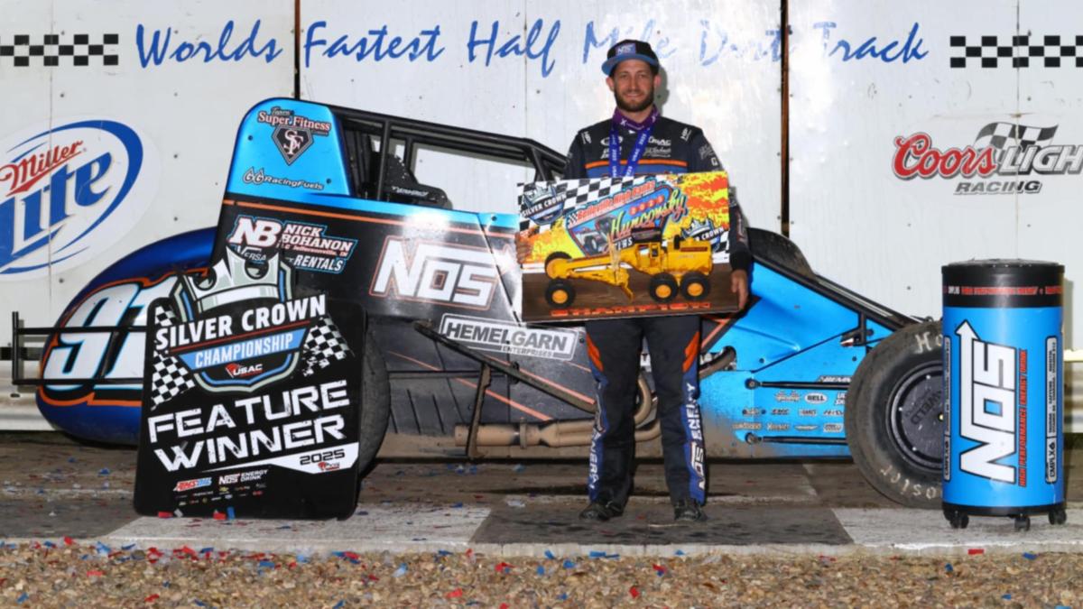 GRANT SMOKES ‘EM, WINS FASTEST EVER USAC SILVER CROWN RACE AT ...