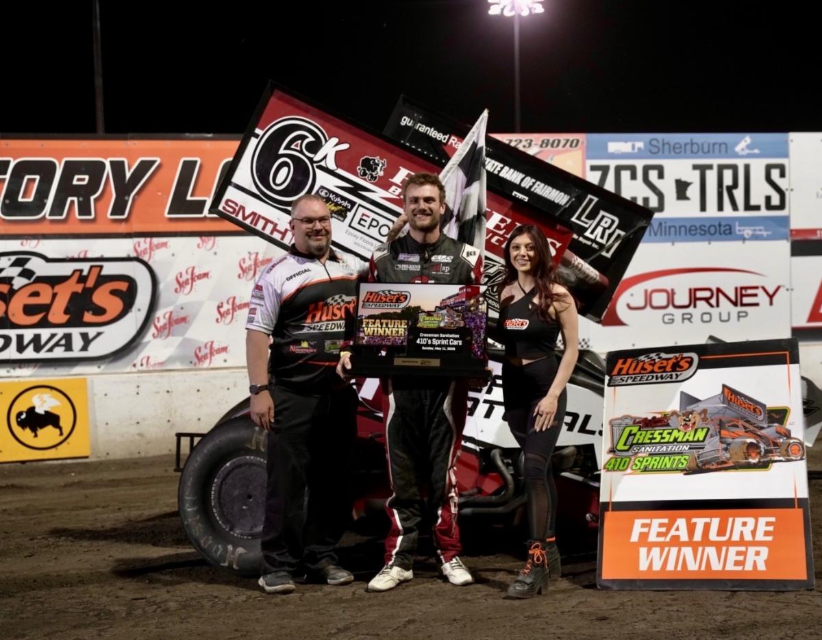 Kaleb Johnson Posts First Career 410 Sprint Car Victory During Huset’s ...
