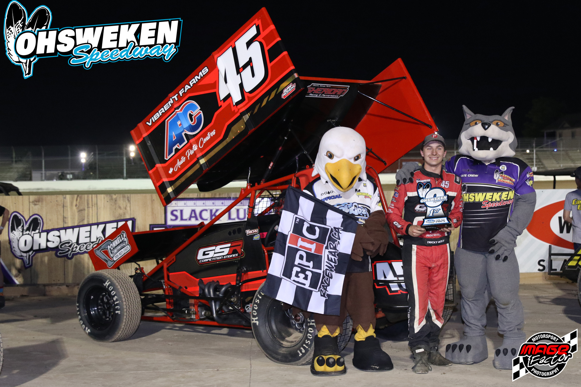 Nick Sheridan Wins at Ohsweken Speedway – TJSlideways.com