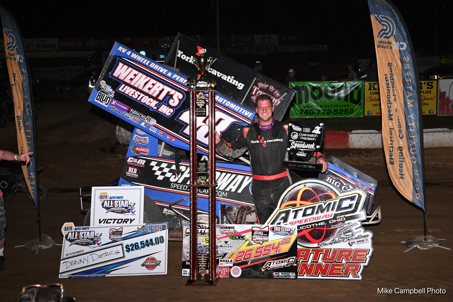 Danny Dietrich wins Atomic All Star main and captures “Ohio Speedweek ...