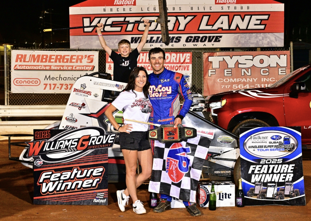 Tony Jackson Sweeps Wingless Features at Williams Grove Speedway ...