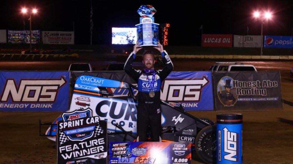 LEARY WINS AT CIRCLE CITY FOR HIS FIRST USAC SPRINT CAR WIN IN 17 ...