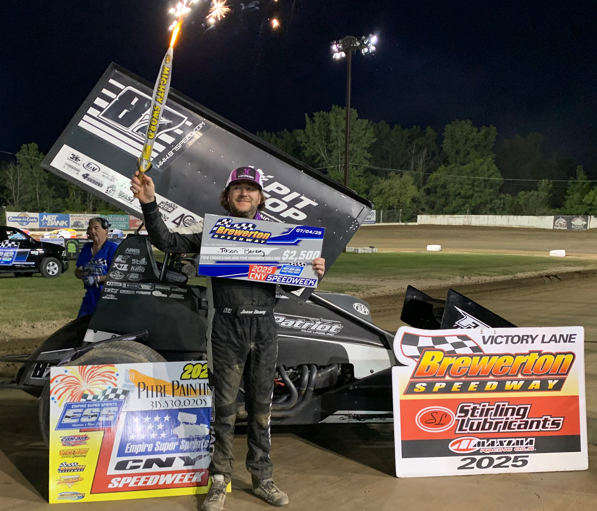 Barney Wins Night 3 of ESS Speedweek at Brewerton – TJSlideways.com
