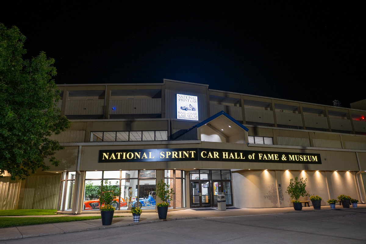 New National Sprint Car Hall of Fame & Museum Overhead Sign Provided by ...