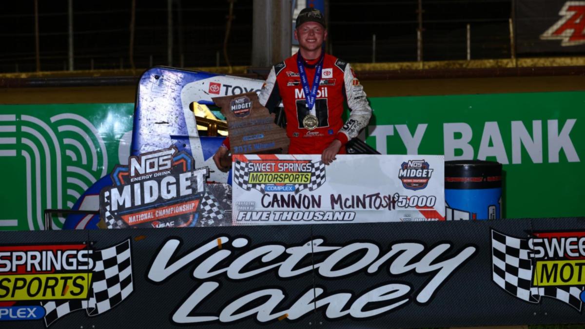 MCINTOSH BECOMES FIRST 3-TIME ﻿USAC MIDGET WINNER AT SWEET SPRINGS ...