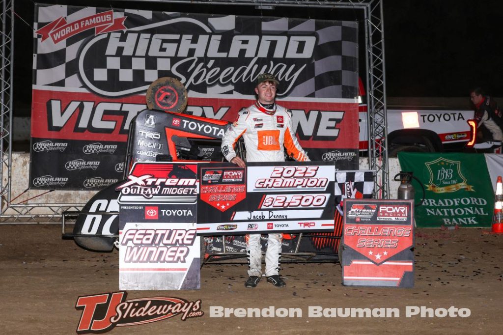 Jacob Denney Dashes to Victory at Highland – TJSlideways.com